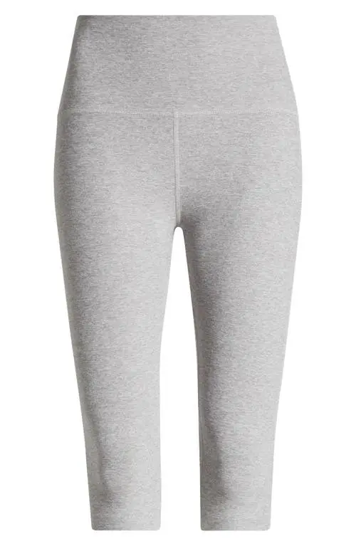 Beyond Yoga High Waist Crop Leggings - Silver Mist