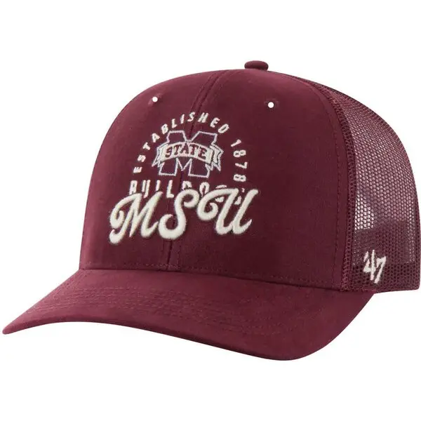 '47 Mississippi State Bulldogs Pitstop Trucker Adjustable Hat