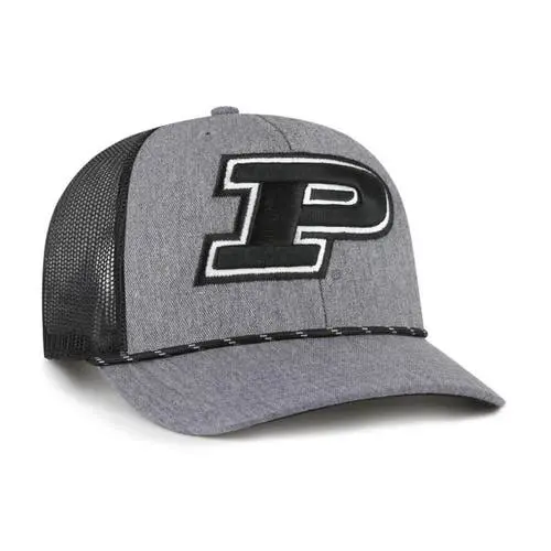 '47 Purdue Boilermakers Carbon Rope Trucker Hat