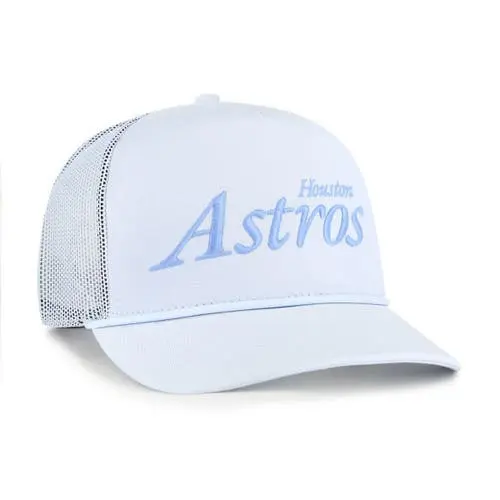 '47 Houston Astros Foundation Script Hitch Adjustable Trucker Hat