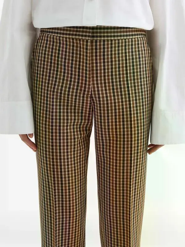 JIL SANDER Checked Trousers