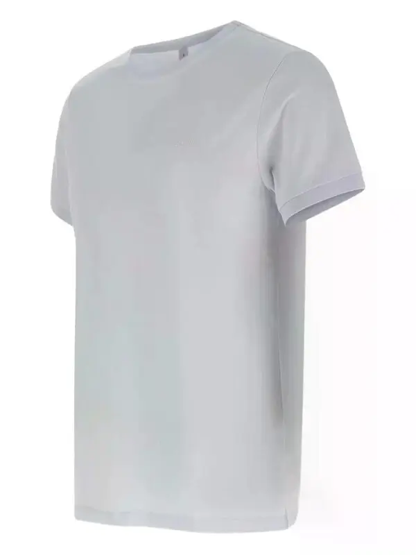 SUN 68 Logo-embroidered Cotton T-shirt - White