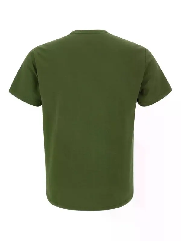 SUN 68 Piqué-weave Cotton T-shirt - Green
