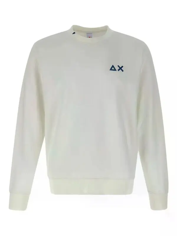 SUN 68 Cotton Sweatshirt - White