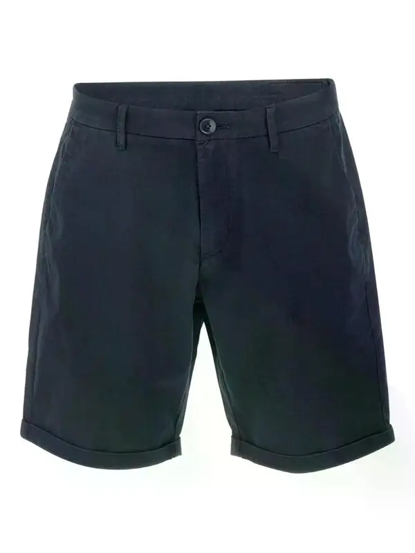 SUN 68 Cotton Chino Shorts - Blue
