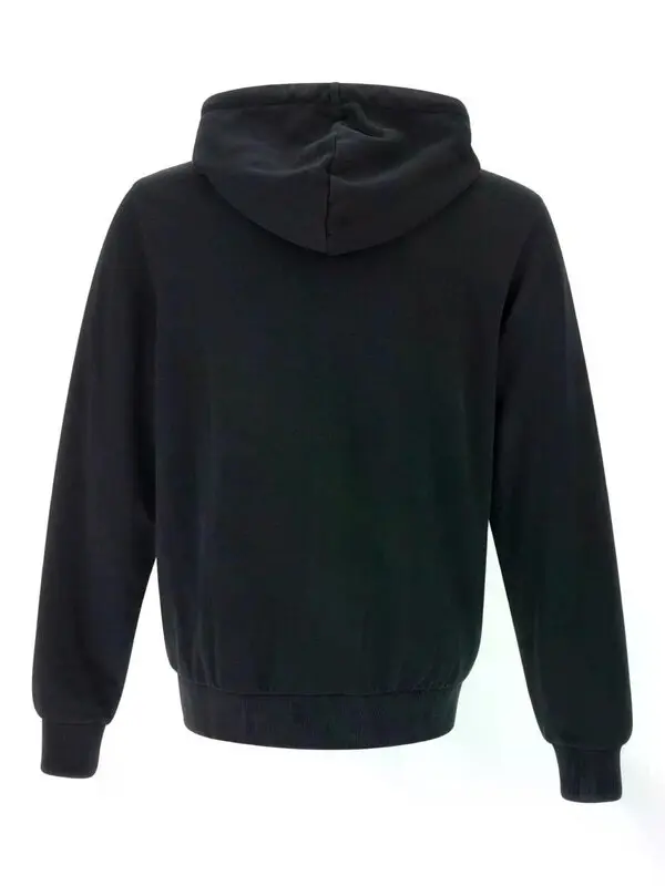 SUN 68 Zip-up Cotton Hoodie - Black