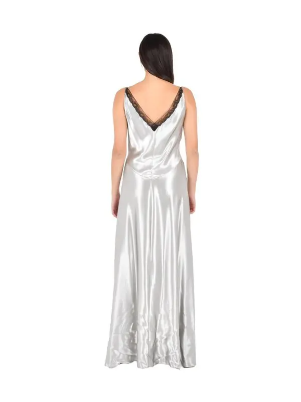 Alberta Ferretti Long Dress - Silver