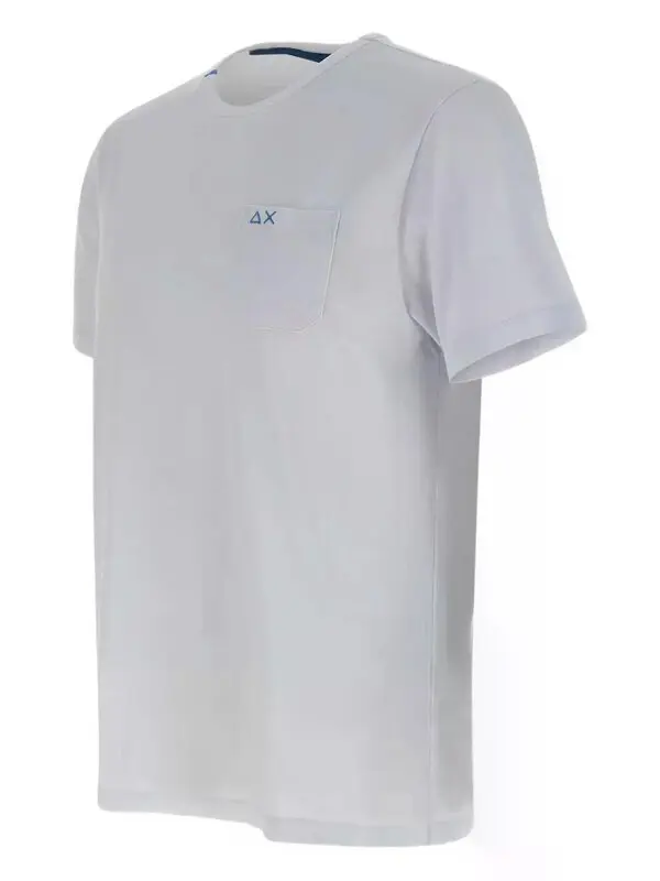 SUN 68 Logo-embroidered T-shirt - Grey