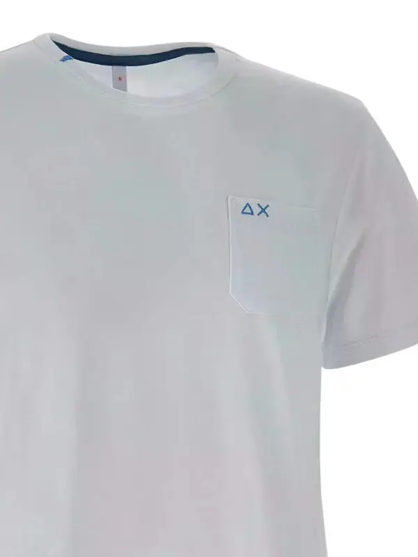 SUN 68 Logo-embroidered T-shirt - Grey