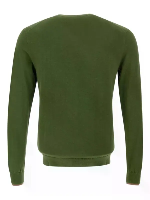 SUN 68 Cotton Jumper - Green