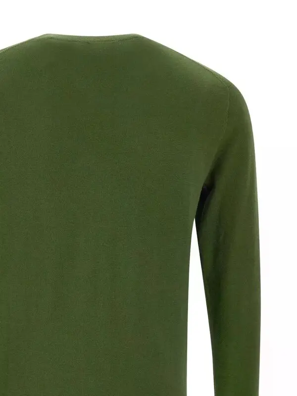 SUN 68 Cotton Jumper - Green