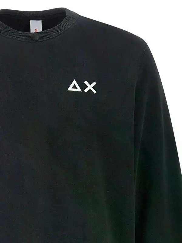 SUN 68 Logo-embroidered Sweatshirt - Black