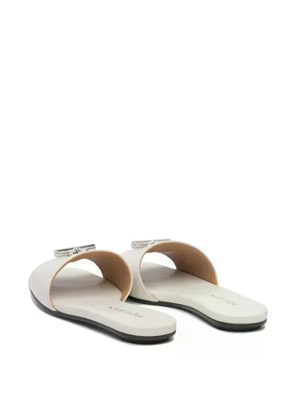 Alexander McQueen T-bar Slide Sandals - White
