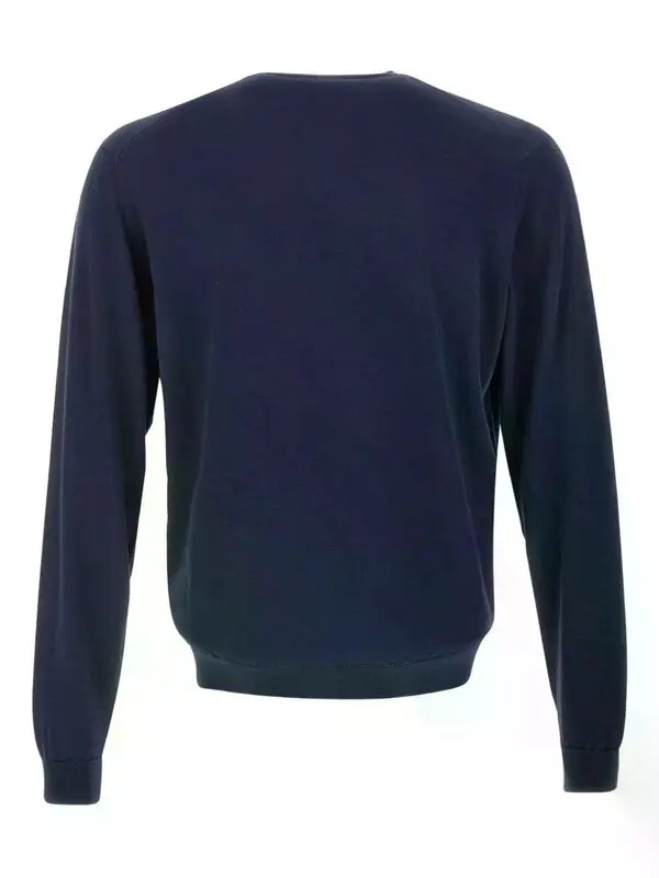 FILIPPO DE LAURENTIIS Crew-neck Long-sleeve Sweater - Black