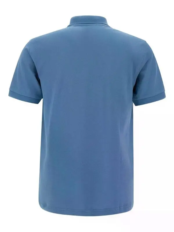 SUN 68 Embroidered-logo Polo Shirt - Blue