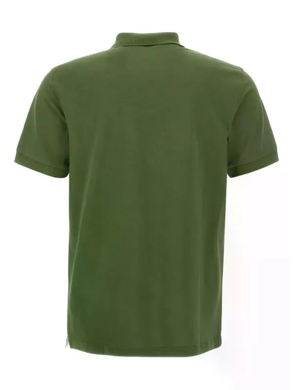 SUN 68 Embroidered-logo Polo Shirt - Green