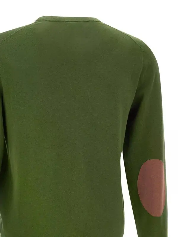 SUN 68 Crew-neck Cotton Jumper - Green