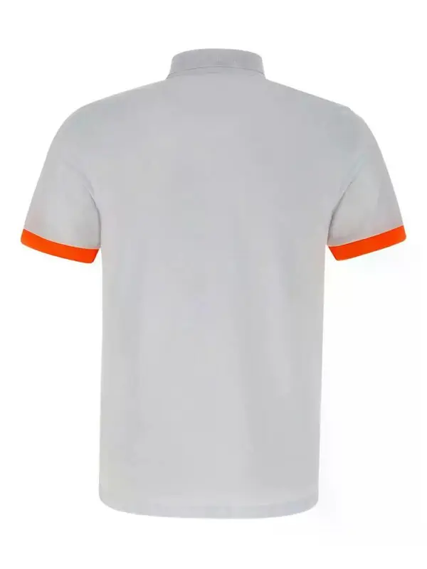 SUN 68 Colour-block Polo Shirt - Grey