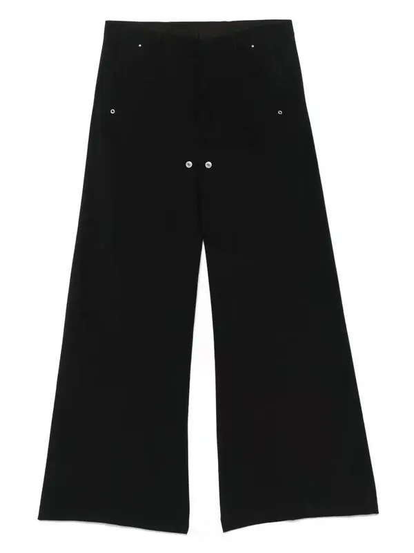 Rick Owens Eyelet-detailing Wide Leg Pants