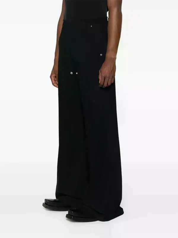 Rick Owens Eyelet-detailing Wide Leg Pants