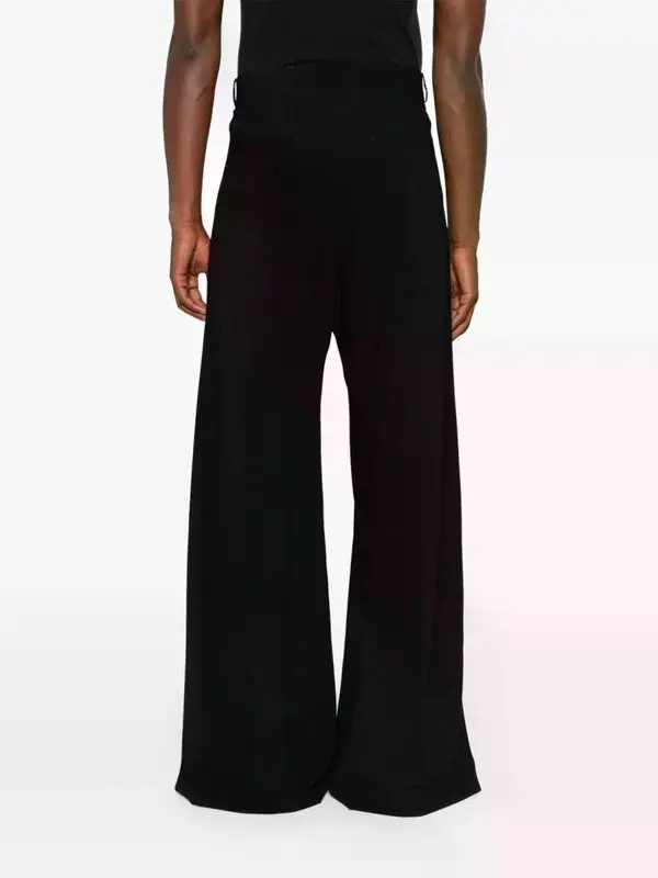Rick Owens Eyelet-detailing Wide Leg Pants