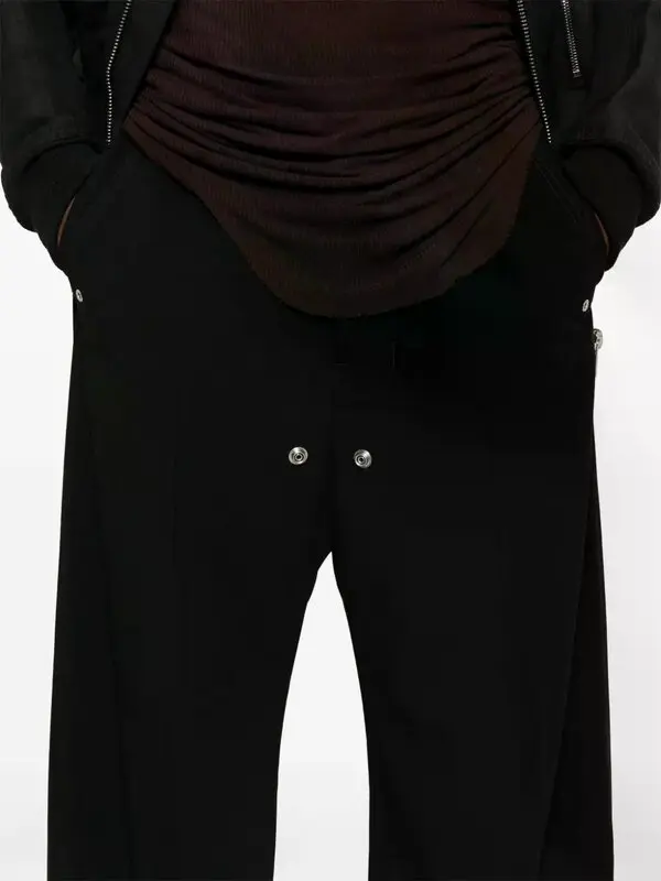 Rick Owens Eyelet-detailing Wide Leg Pants