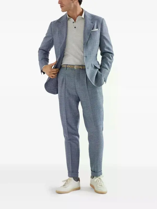 Brunello Cucinelli Checked Blazer