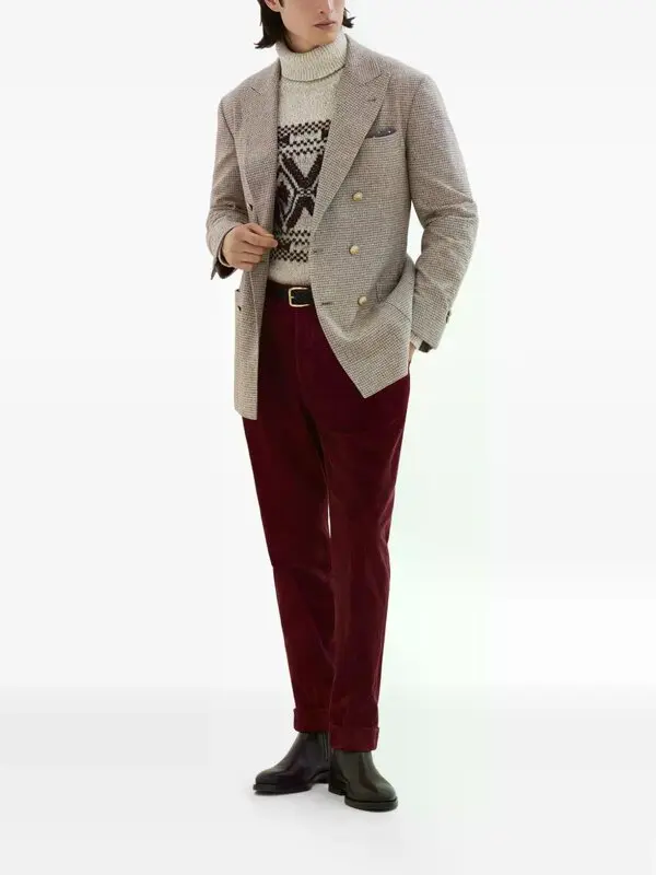 Brunello Cucinelli Flannel Blazer - Brown