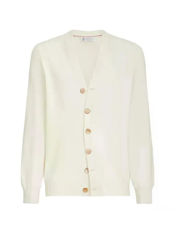 Brunello Cucinelli Cashmere Cardigan - Neutrals
