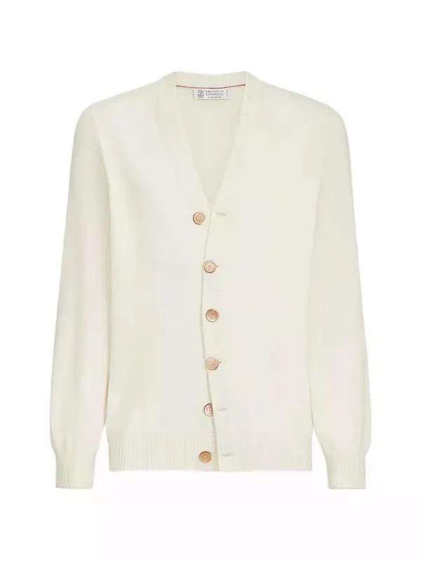 Brunello Cucinelli Cashmere Cardigan - Neutrals