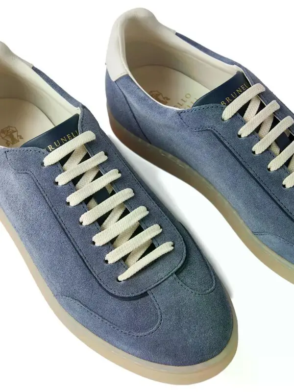 Brunello Cucinelli Suede Lace-up Sneakers