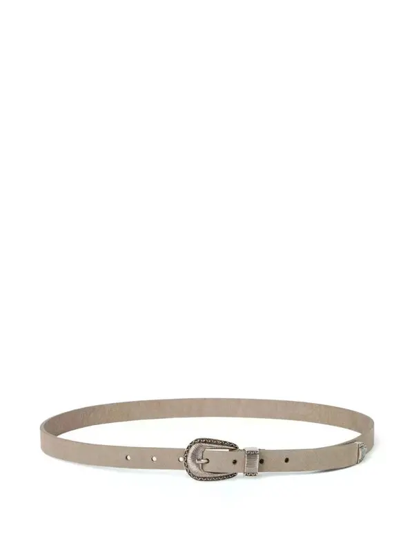 Brunello Cucinelli Leather Belt - Neutrals