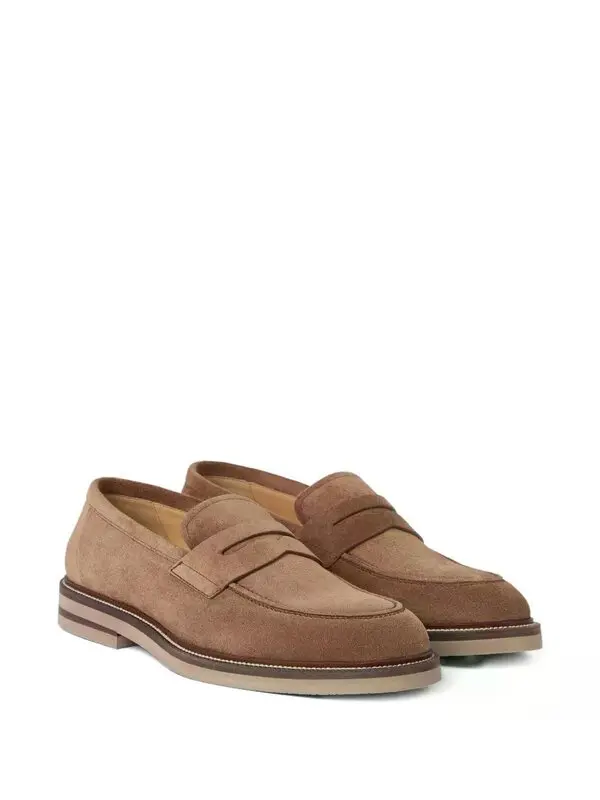 Brunello Cucinelli Suede Loafers