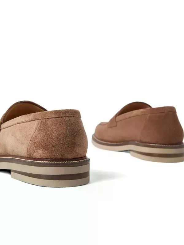 Brunello Cucinelli Suede Loafers