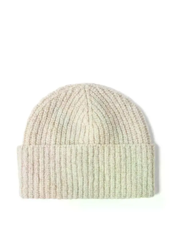 Brunello Cucinelli Ribbed-knit Beanie - Neutrals