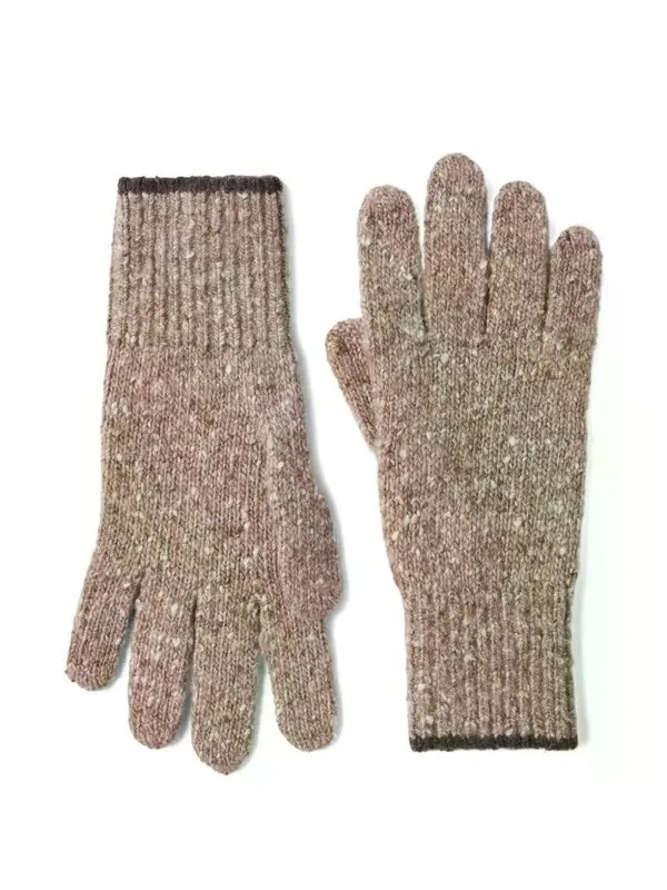 Brunello Cucinelli Cashmere Gloves - Brown