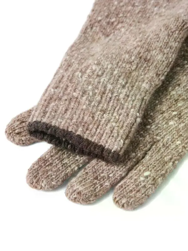 Brunello Cucinelli Cashmere Gloves - Brown
