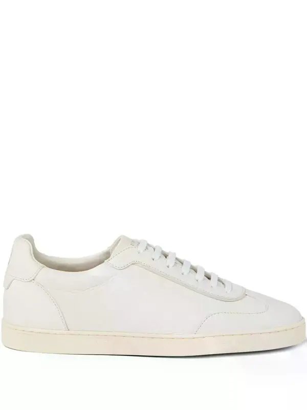 Brunello Cucinelli Leather Sneakers - Neutrals