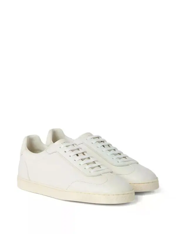 Brunello Cucinelli Leather Sneakers - Neutrals