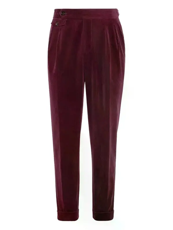 Brunello Cucinelli Corduroy Trousers - Red
