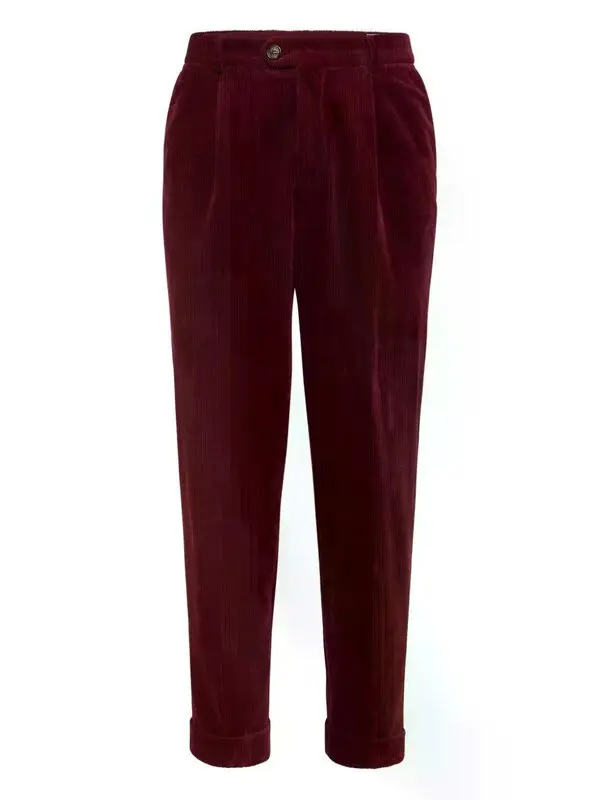 Brunello Cucinelli Pleated Trousers - Red