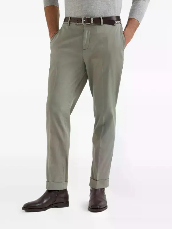 Brunello Cucinelli Cropped Chino Trousers
