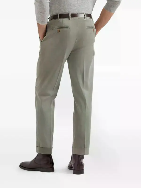 Brunello Cucinelli Cropped Chino Trousers