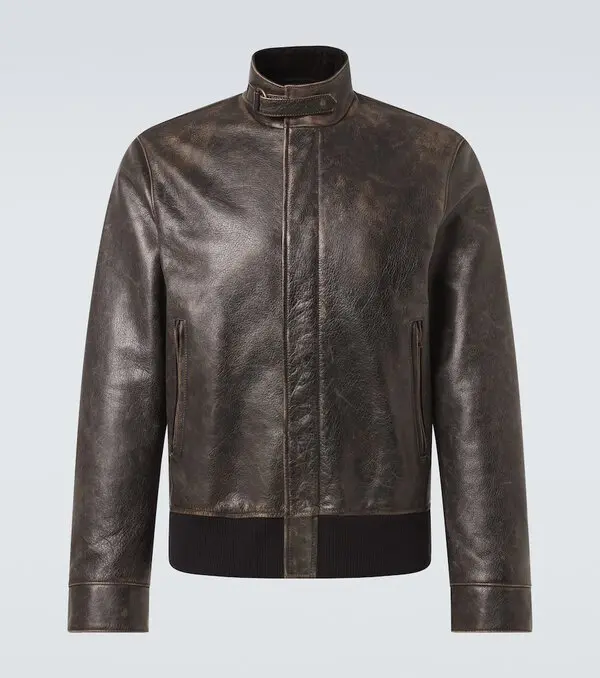 THE ROW Edrice Leather Jacket