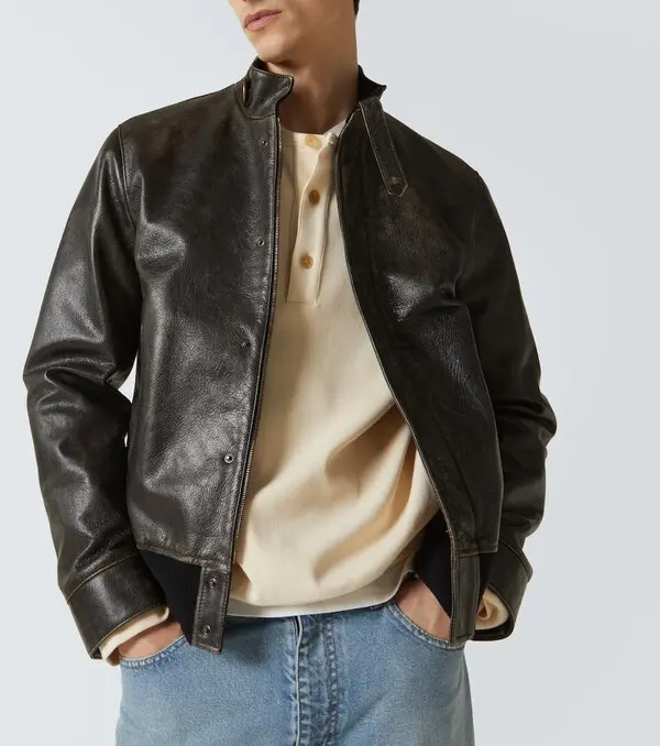 THE ROW Edrice Leather Jacket