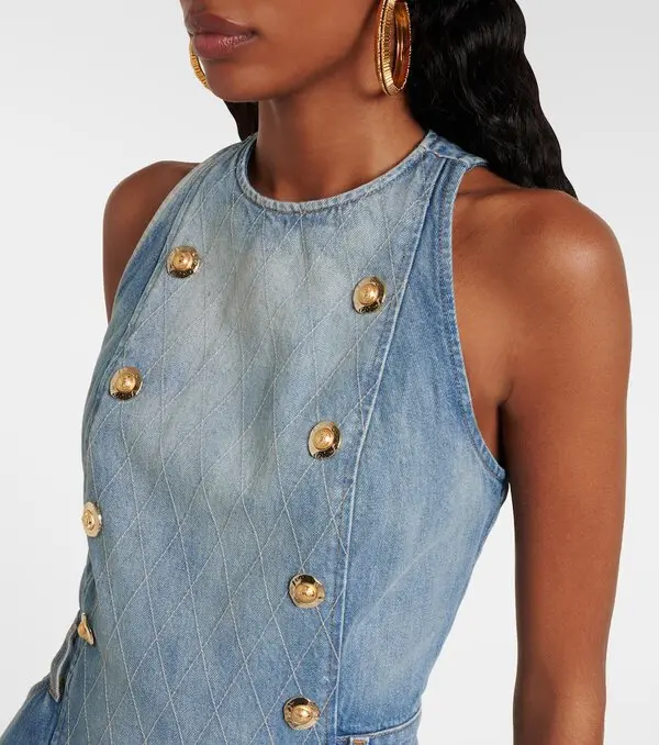 Balmain Denim Minidress
