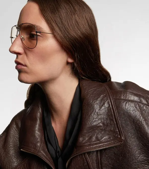 Saint Laurent Classic Aviator Sunglasses - Silver