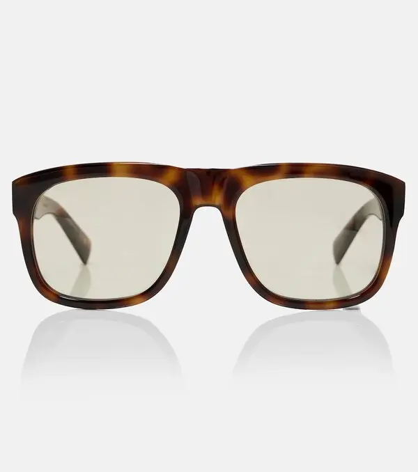 Saint Laurent Sl 558 Square Sunglasses - Brown