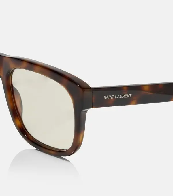 Saint Laurent Sl 558 Square Sunglasses - Brown