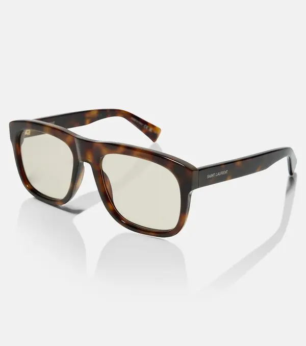 Saint Laurent Sl 558 Square Sunglasses - Brown